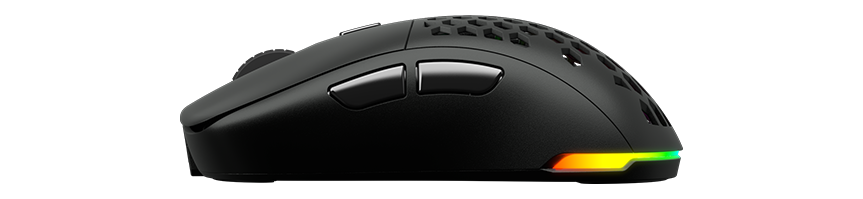Devo Wireless Gaming Mouse Littwo RGB 73g - Black Level Up