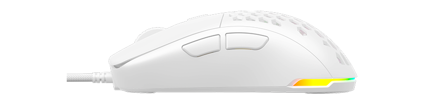 Devo Gaming Mouse Littwo RGB 63g - White – Level Up